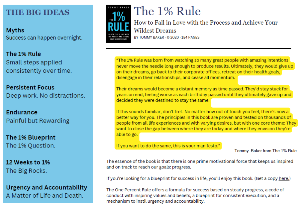 The 1% Rule: How Small Steps Lead to Big Success – Stan Khan
